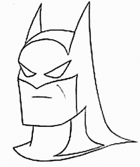 Planse de colorat cu Batman | Desene de colorat